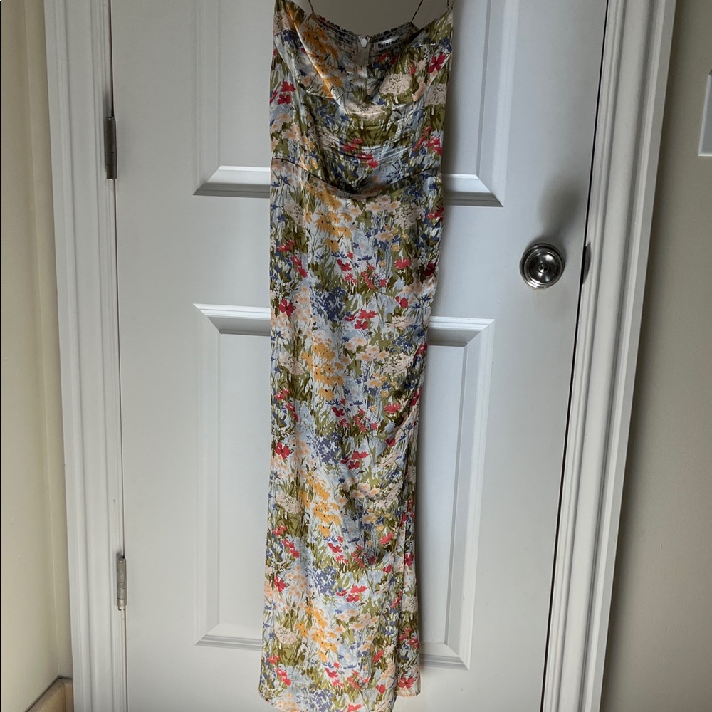Reformation Juliette Floral Dress - Gem